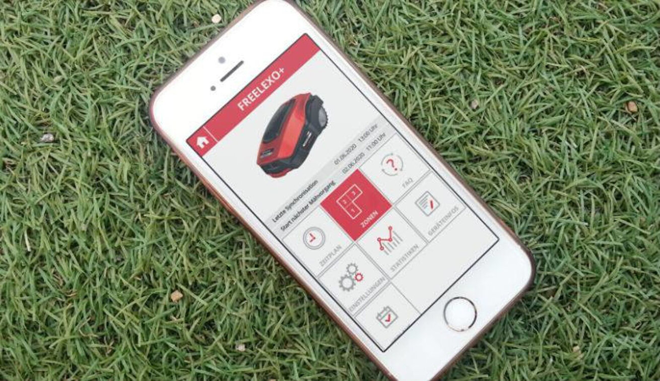 Robot lawn mower app