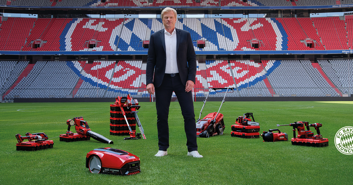 Einhell is Gold Partner of FC Bayern