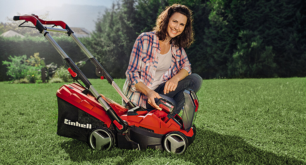 Cordless lawn mowers for your garden | Einhell.co.uk