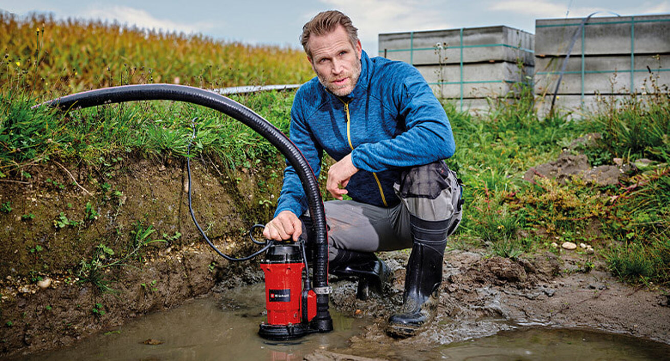 Dirt water pumps for home and garden | Einhell.co.uk