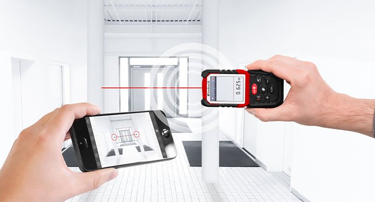 High-quality measuring equipment with laser technology | Einhell.co.uk