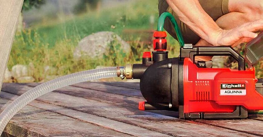 Water pumps and domestic waterworks for home and garden | Einhell.co.uk