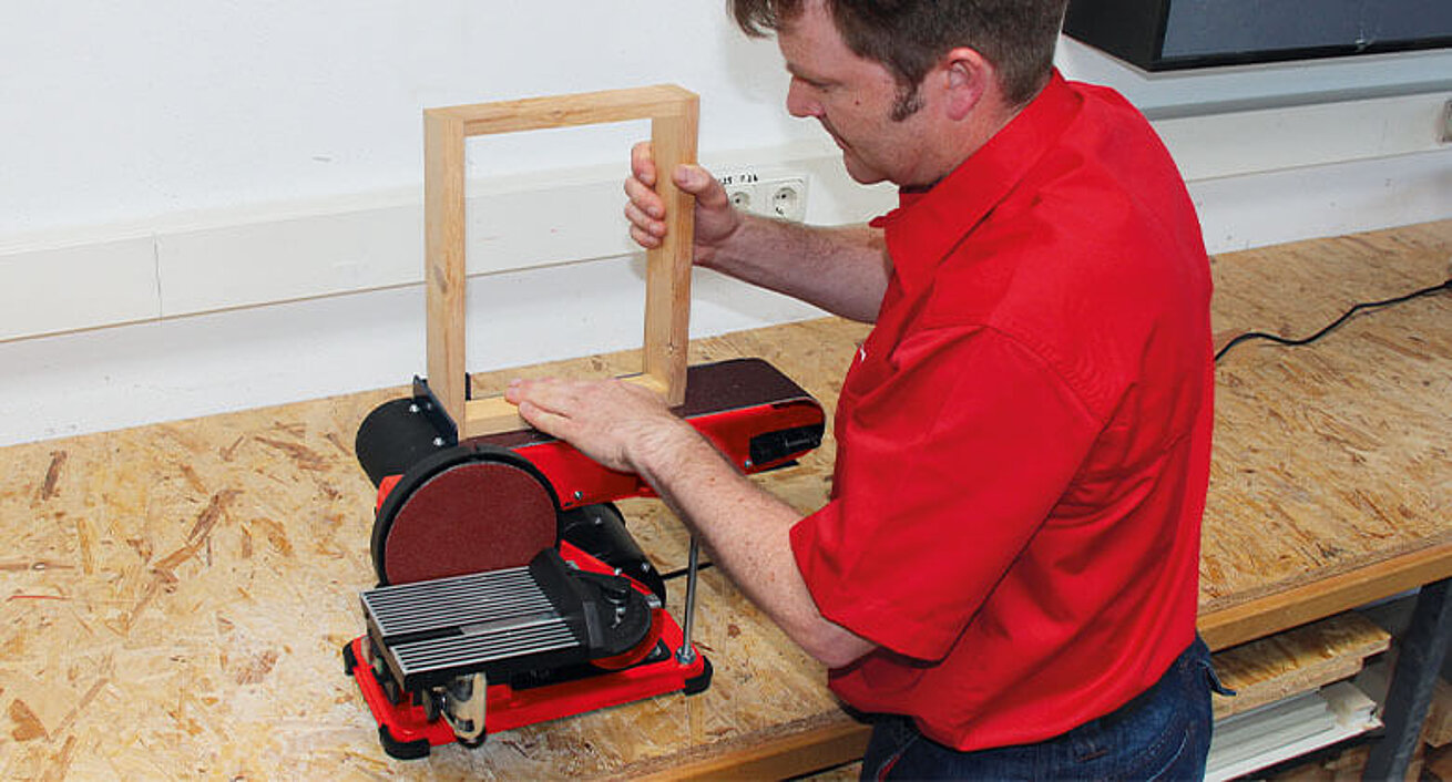 Stationary and hand-held belt sanders | Einhell.co.uk