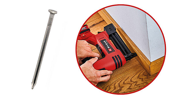 Nails and staples in various strengths | Einhell.co.uk