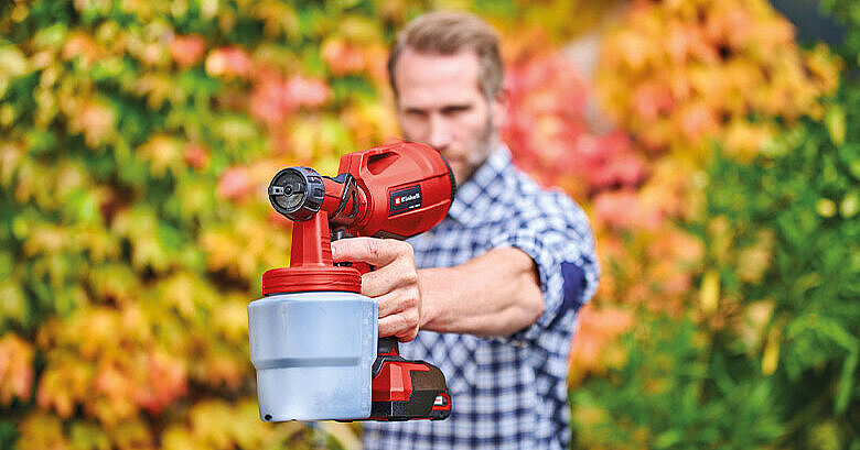 Practical accessories for paint sprayers | Einhell.co.uk
