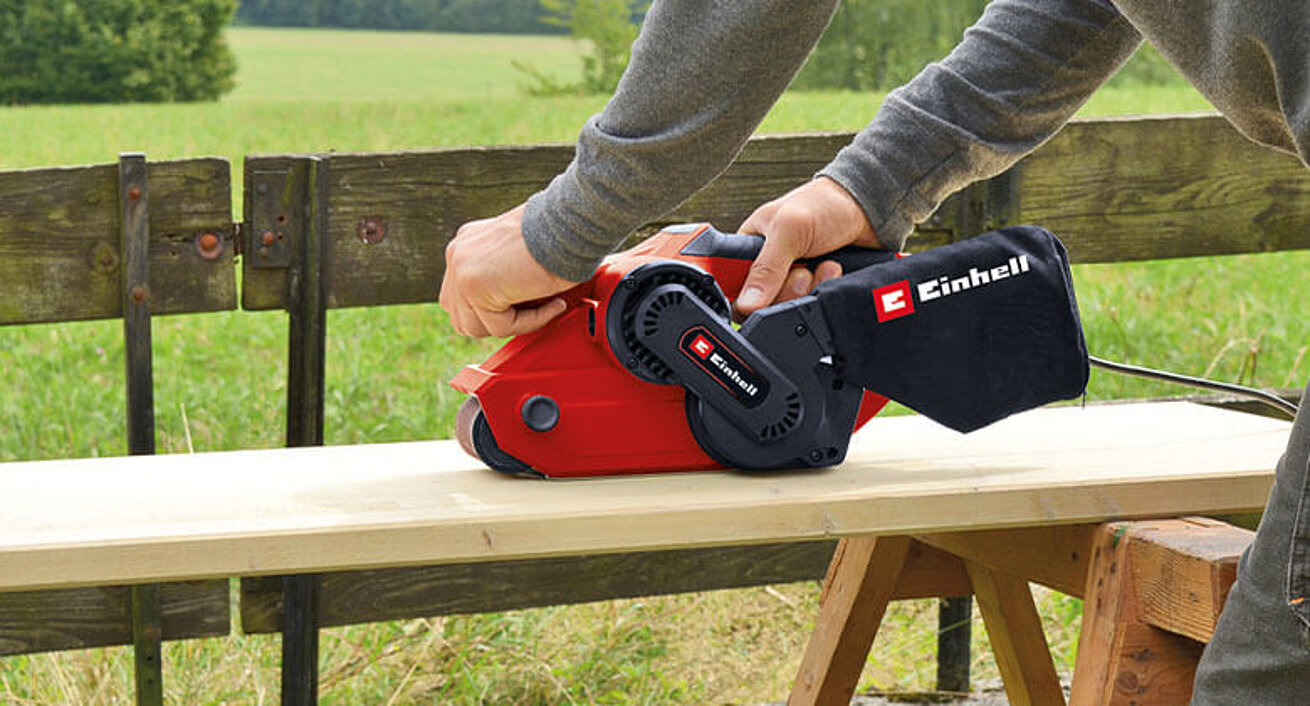 Stationary and hand-held belt sanders | Einhell.co.uk